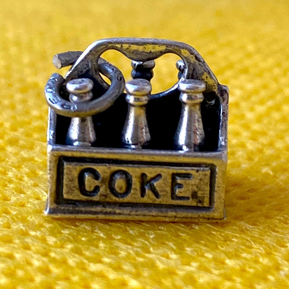 Coke Coca Cola Crate Vintage Sterling Silver Charm Be… - Gem